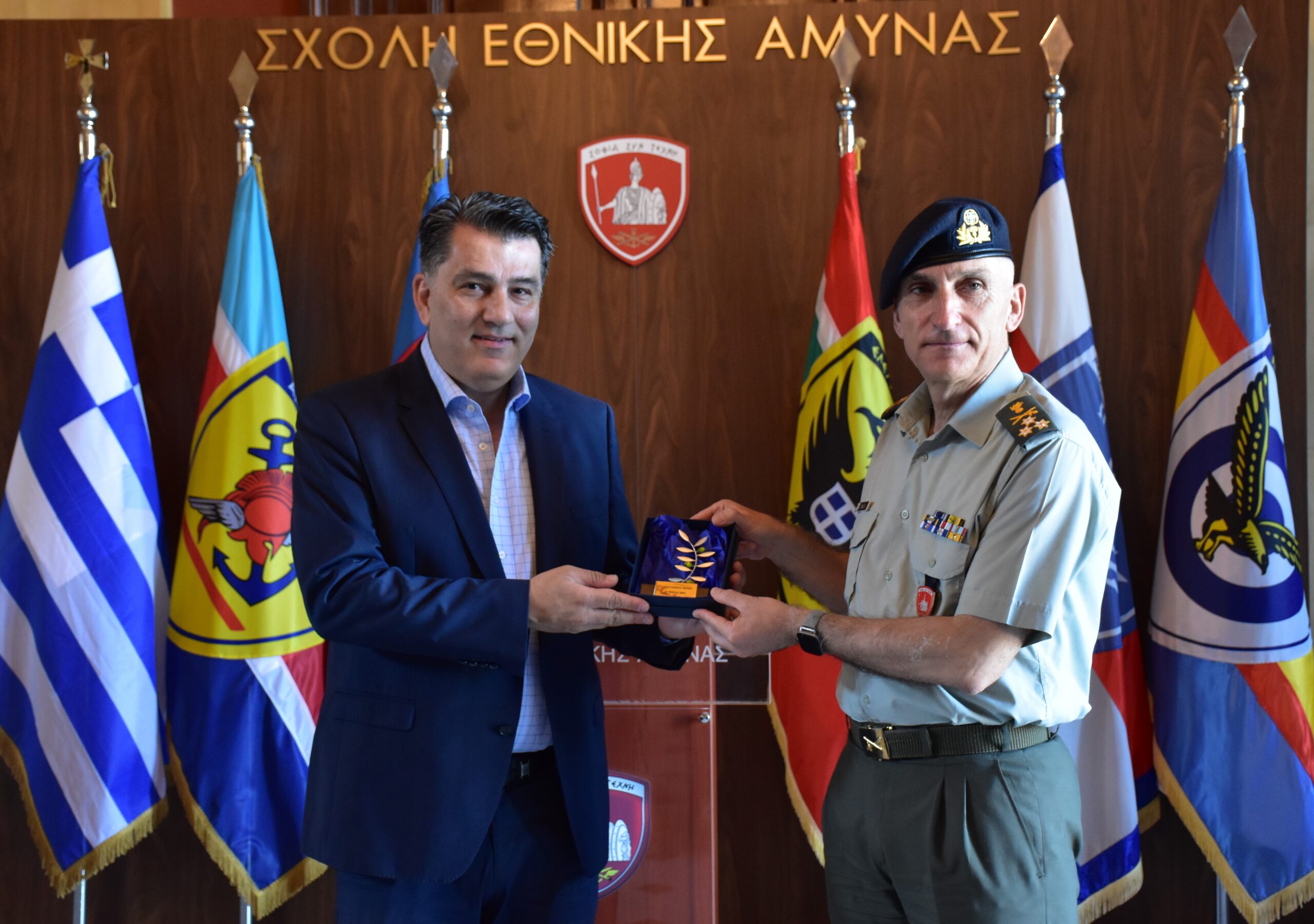 Επίσκεψη στη ΣΕΘΑ του Αντιπεριφερειάρχη Αττικής - Σχολή Εθνικής Άμυνας