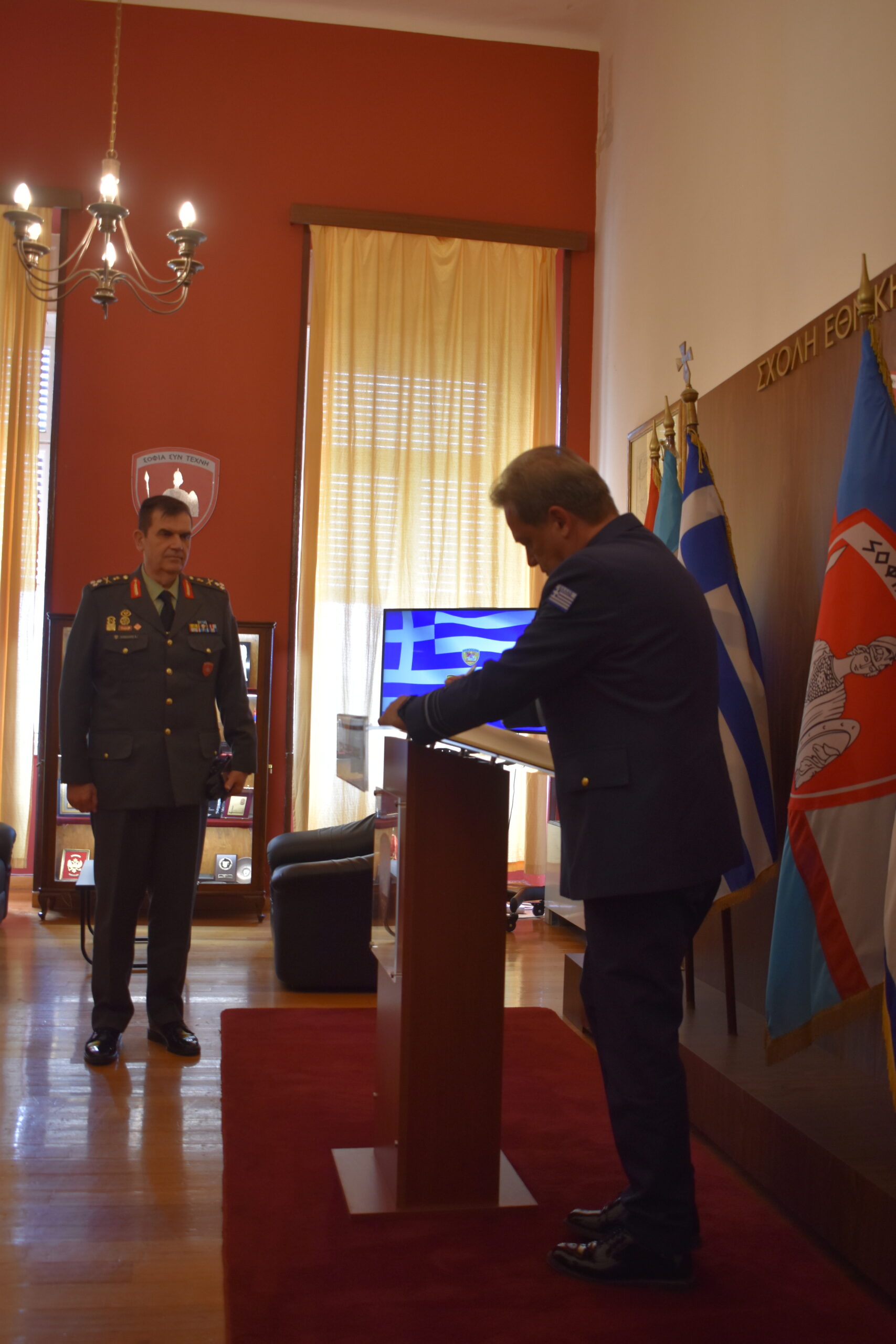 Visit to the HNDC and lecture by Chief of Hellenic Air Force General ...